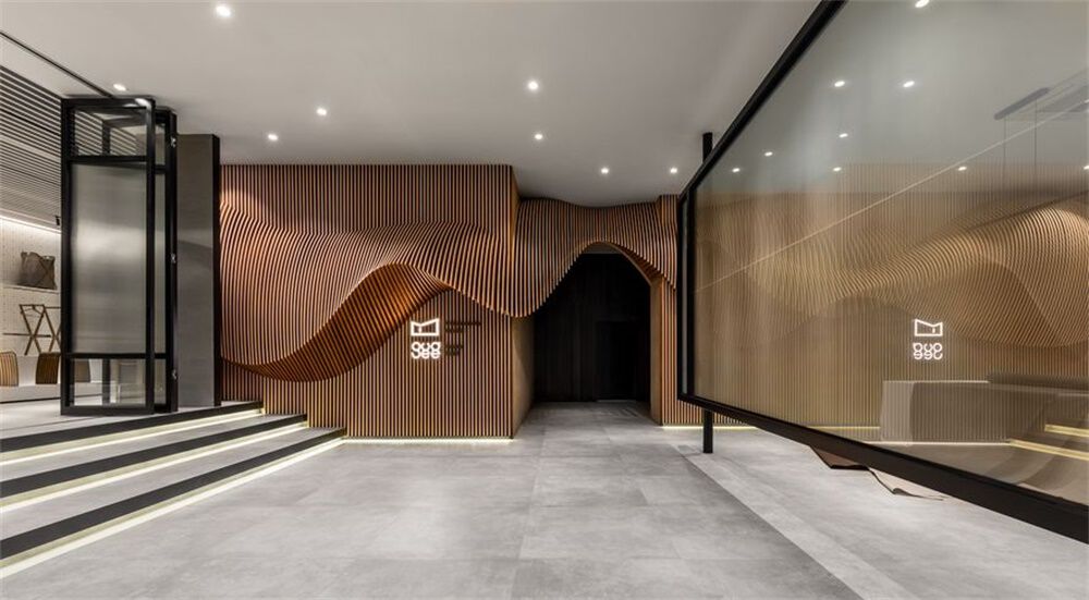 办公+展售中心，布与竹的当代对话 | 9 Studio Design Group -建E网设计案例