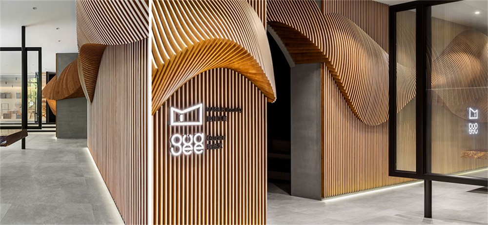 办公+展售中心，布与竹的当代对话 | 9 Studio Design Group -建e网设计案例