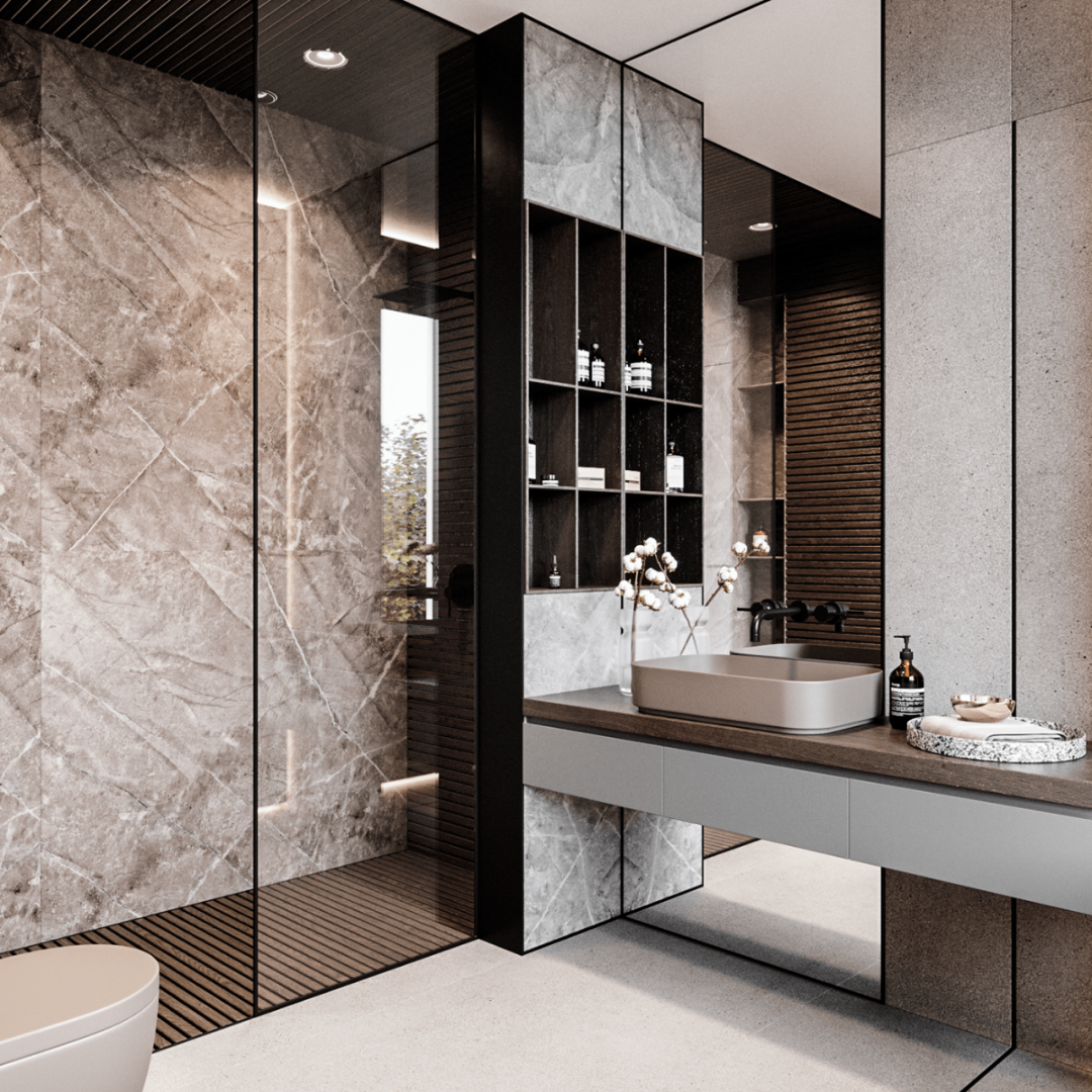 深咖色沉稳空间，美观与实用并存 | Mario Stoica-建E网设计案例