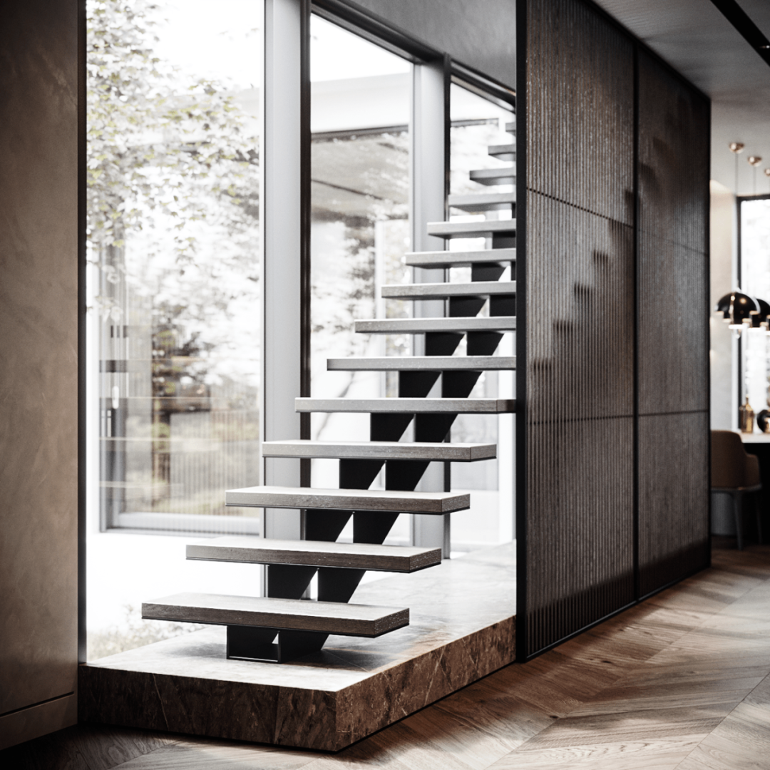 深咖色沉稳空间，美观与实用并存 | Mario Stoica-设计案例-建E室内设计网