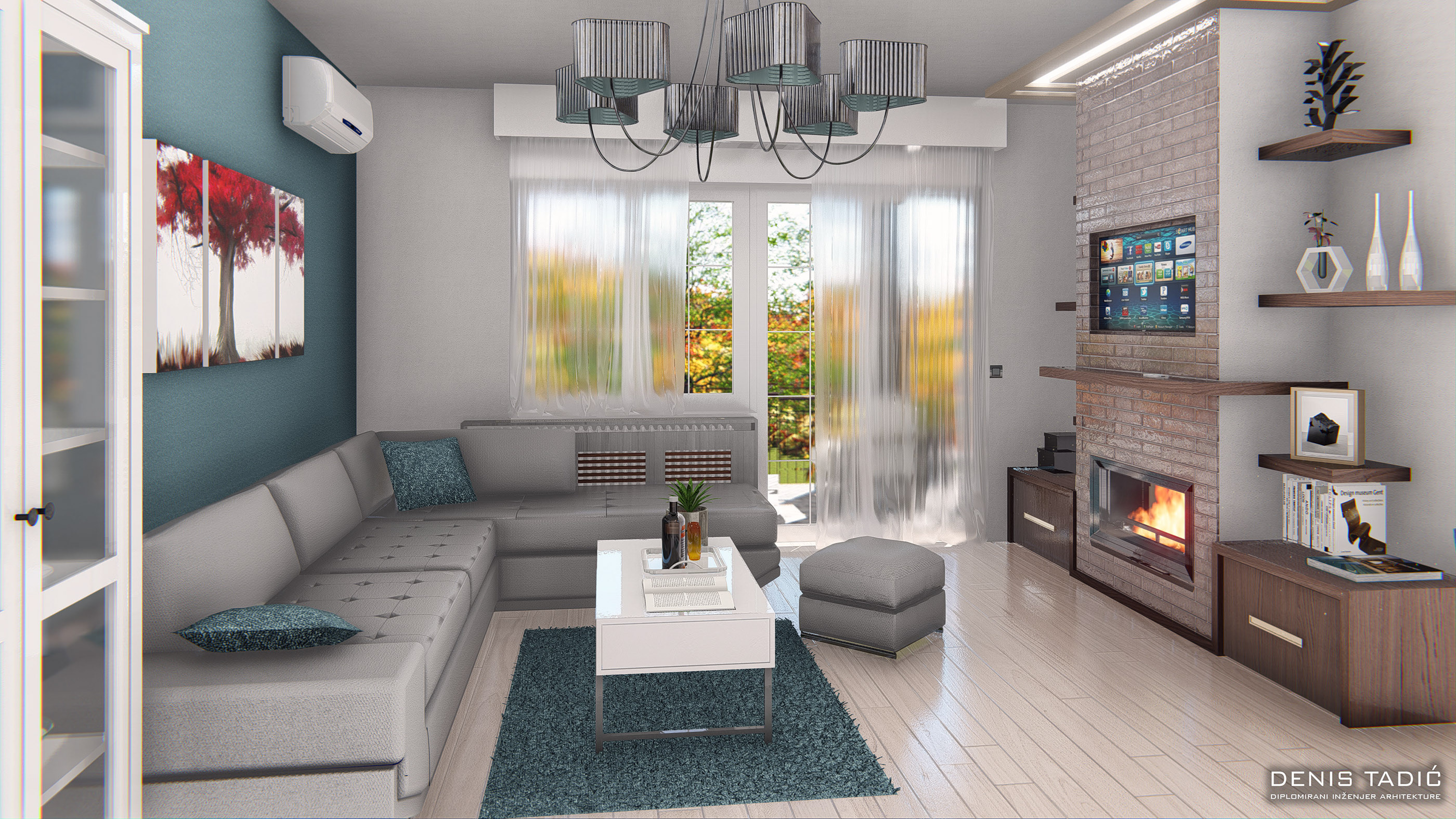 Dunja Miškov - Enterijer - Bačka Palanka 乌克兰公寓-建e网设计案例