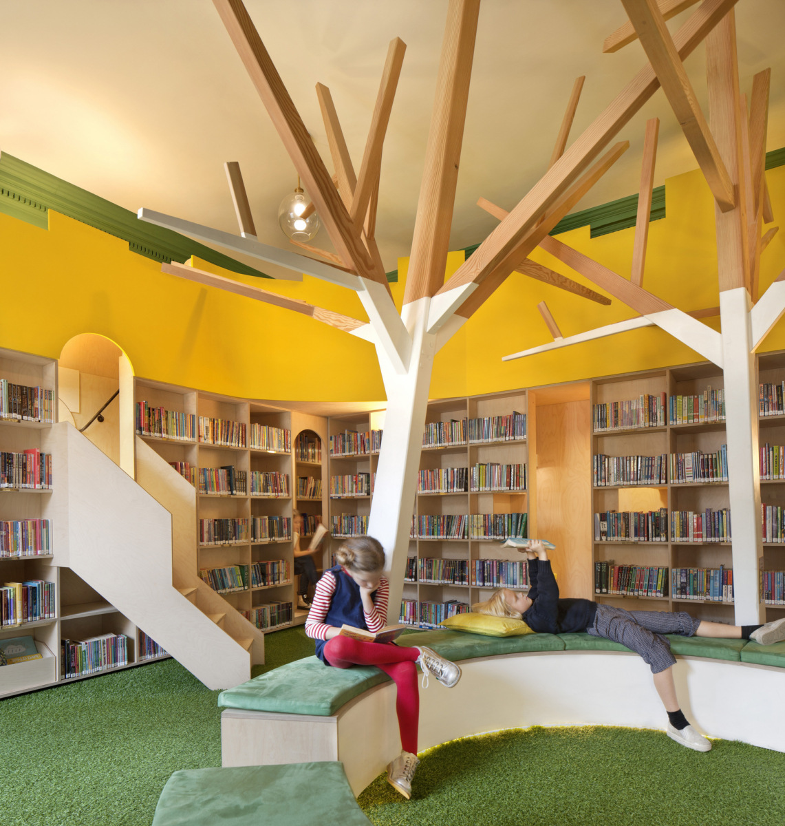 The Children’s Library at the Guille 儿童图书馆-建e网设计案例