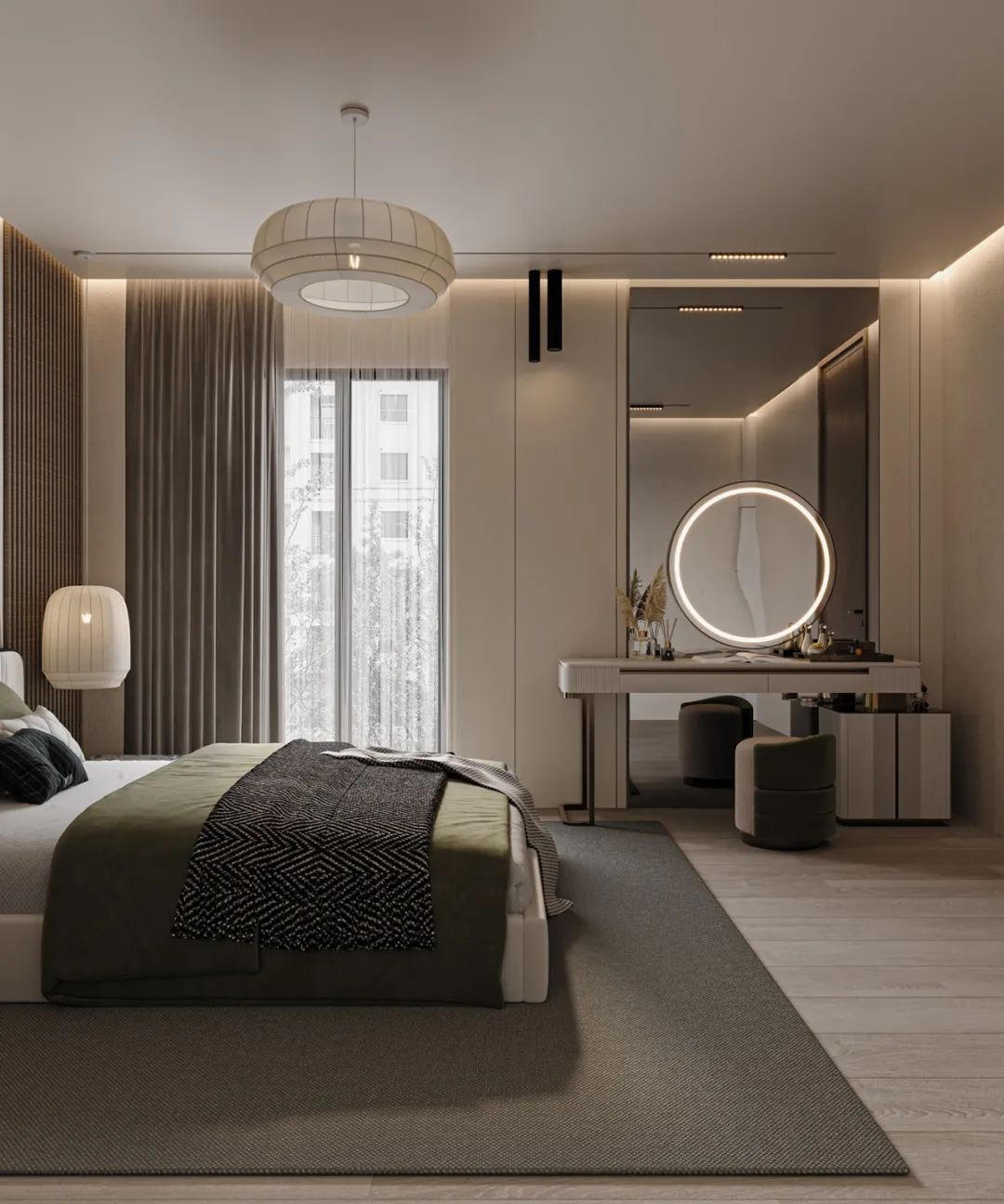 Dina Farouk|轻奢公寓-建e网设计案例