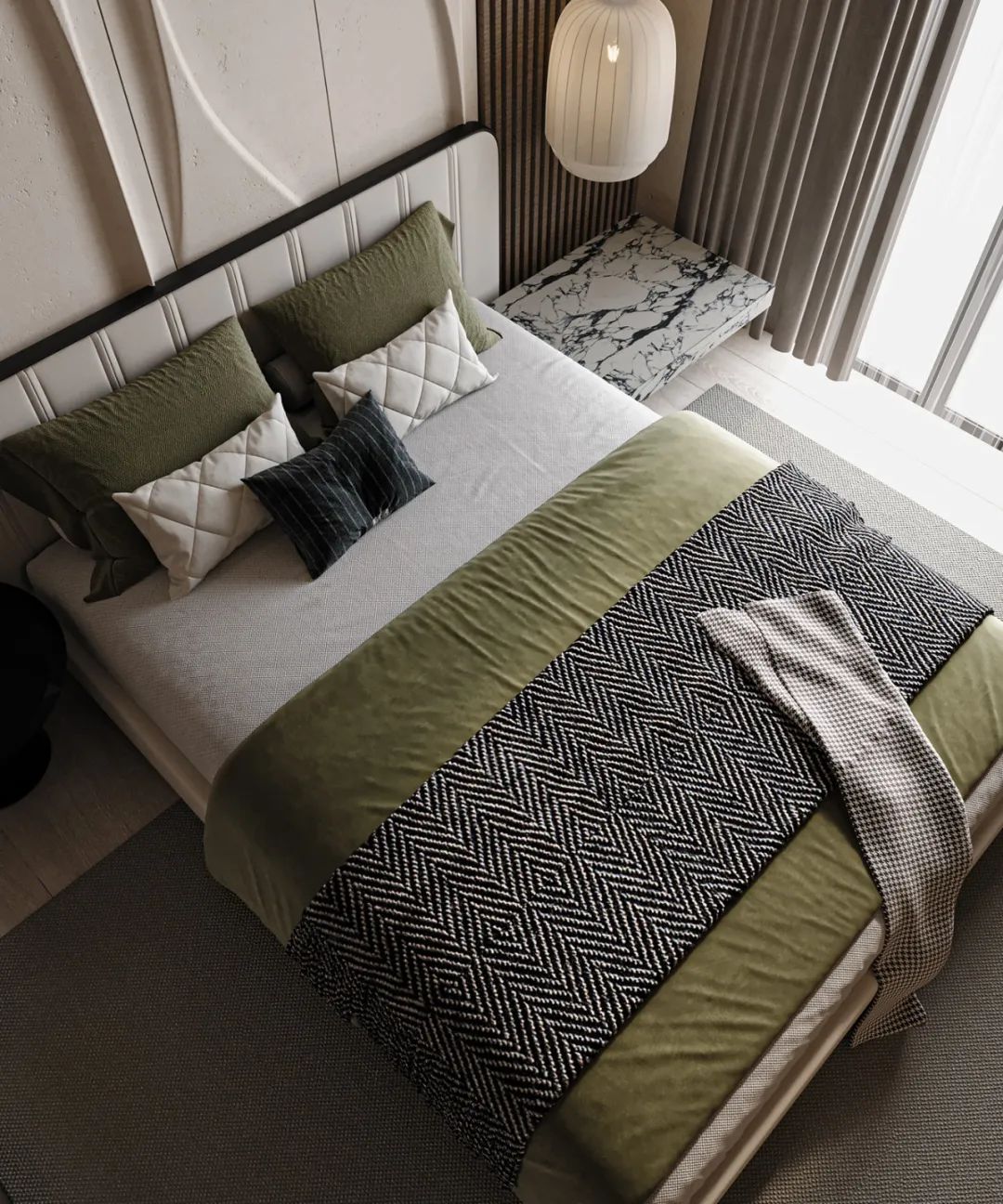 Dina Farouk|轻奢公寓-建e网设计案例